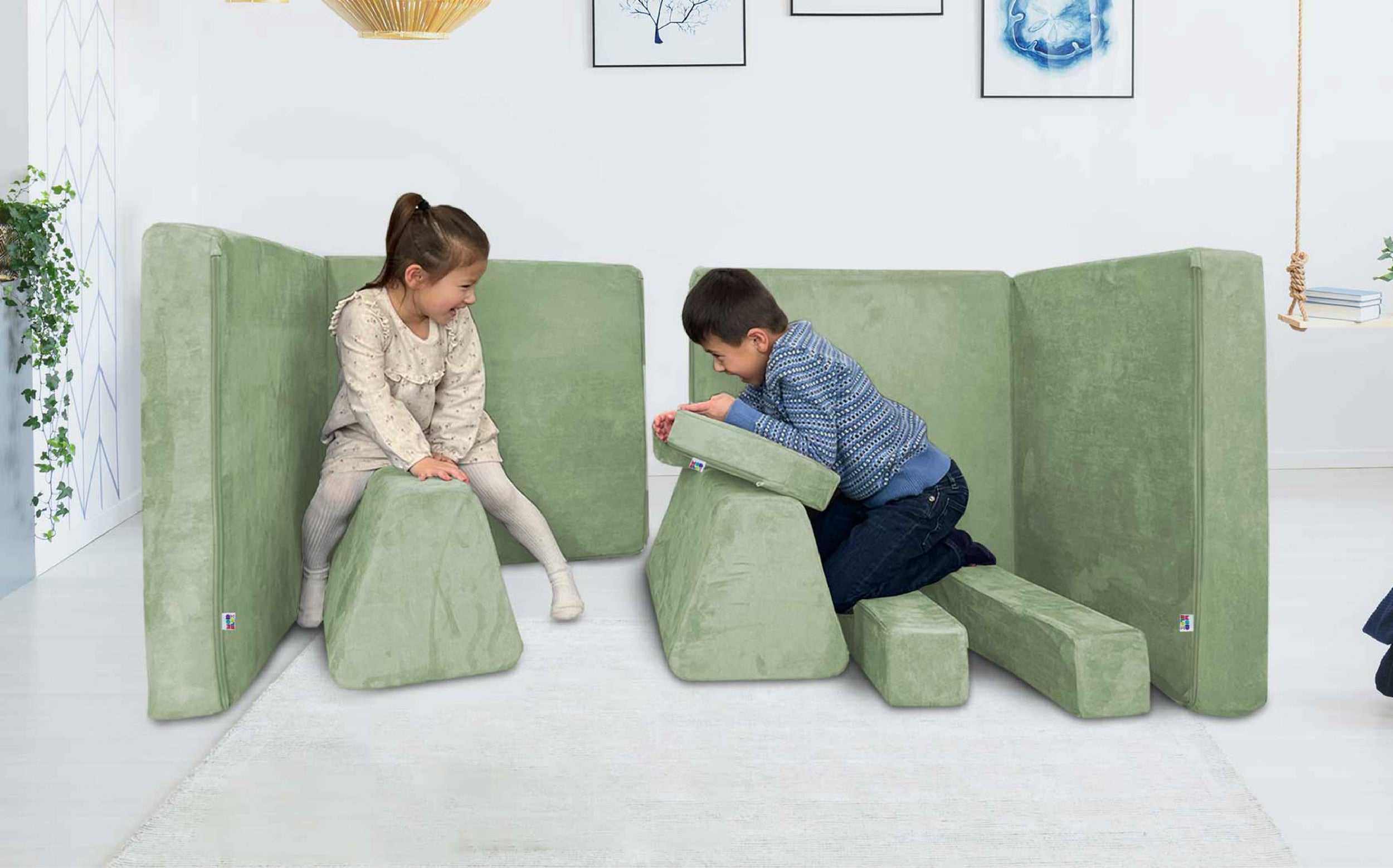Mod Blox Modular Soft Foam Furniture - Fun Kids Play Couches & More